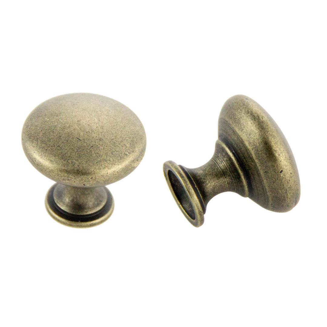 Diecast Knob 1” Cabinet Drawer, Door, and Furniture Hardware - Etsy