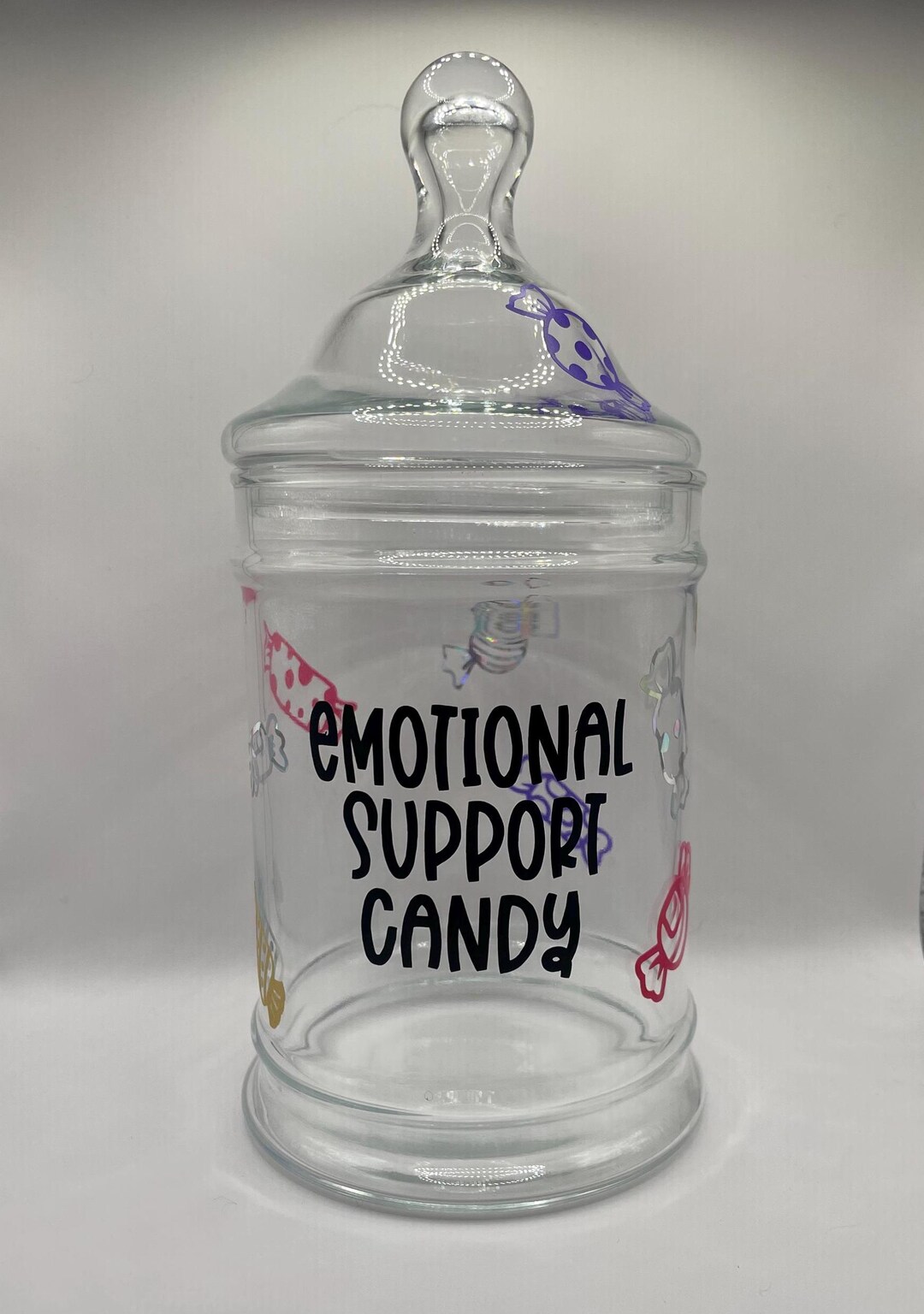 Vintage Apothecary Candy Jar Emotional Support Candy - Etsy