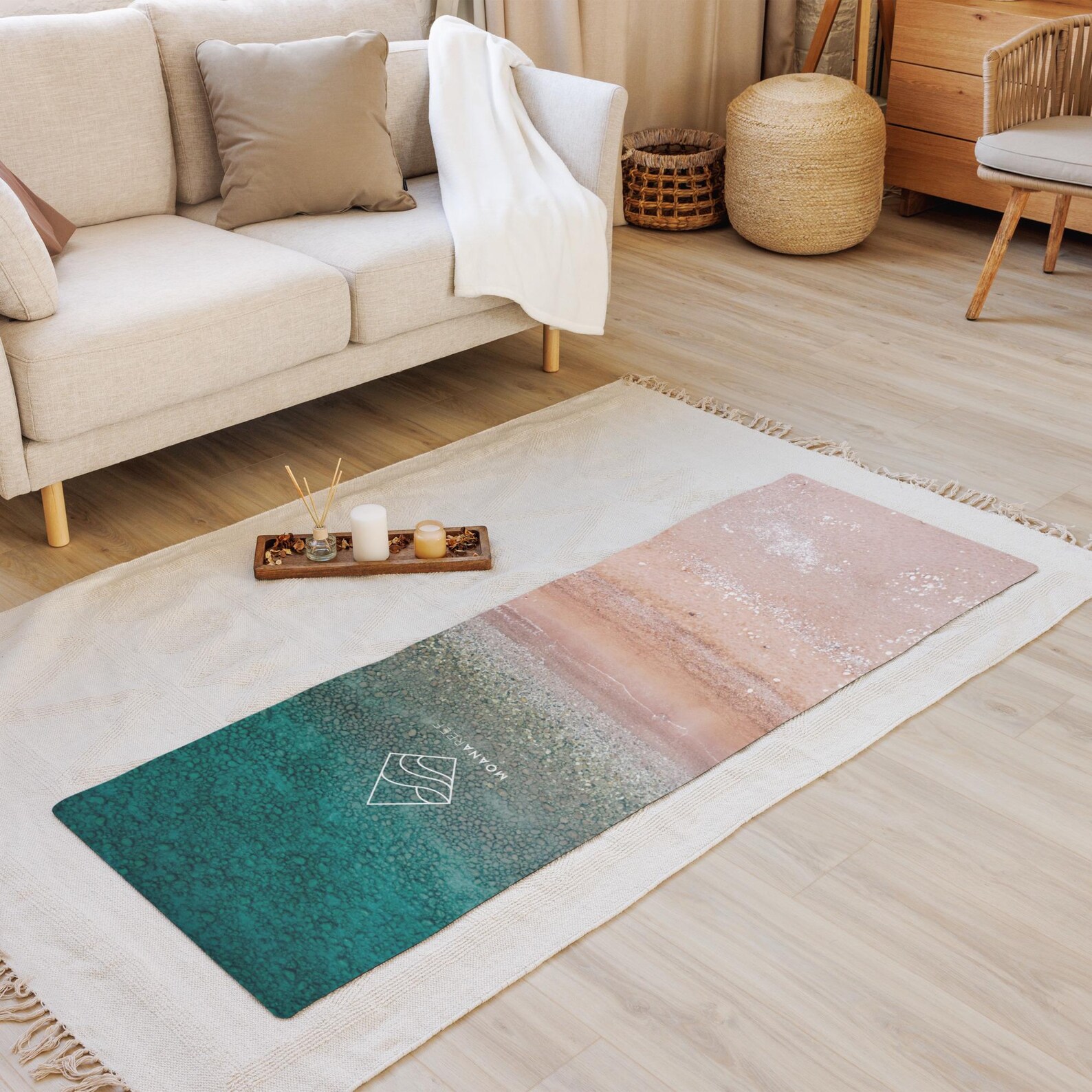 Ocean Reef Yoga Mat, Great Barrier Reef Yoga Mat, Ocean Yoga Mat, Yoga ...