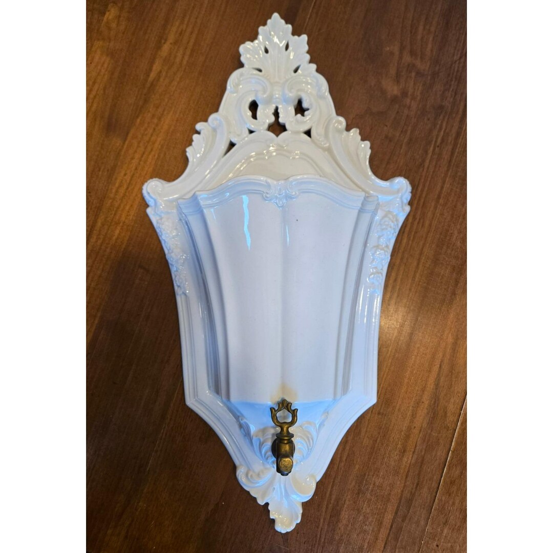 Vintage Italian Porcelain Lavabo Fountain Elegant - Etsy