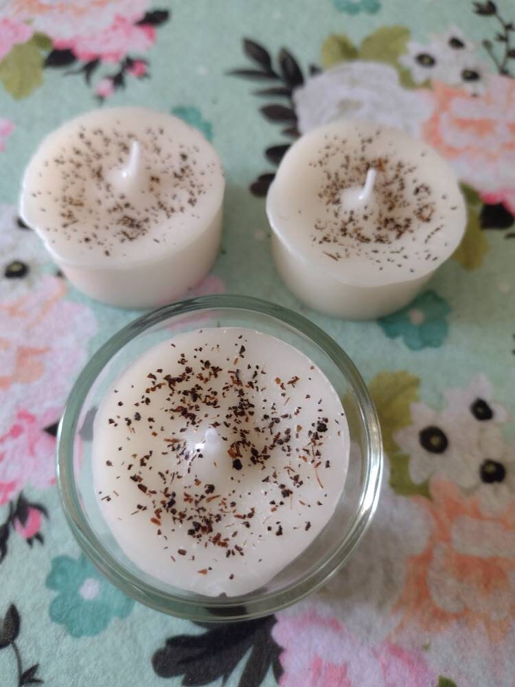 Blessing and Prayer Ritual Tealight Candle With Divination Herbs -- 100 ...