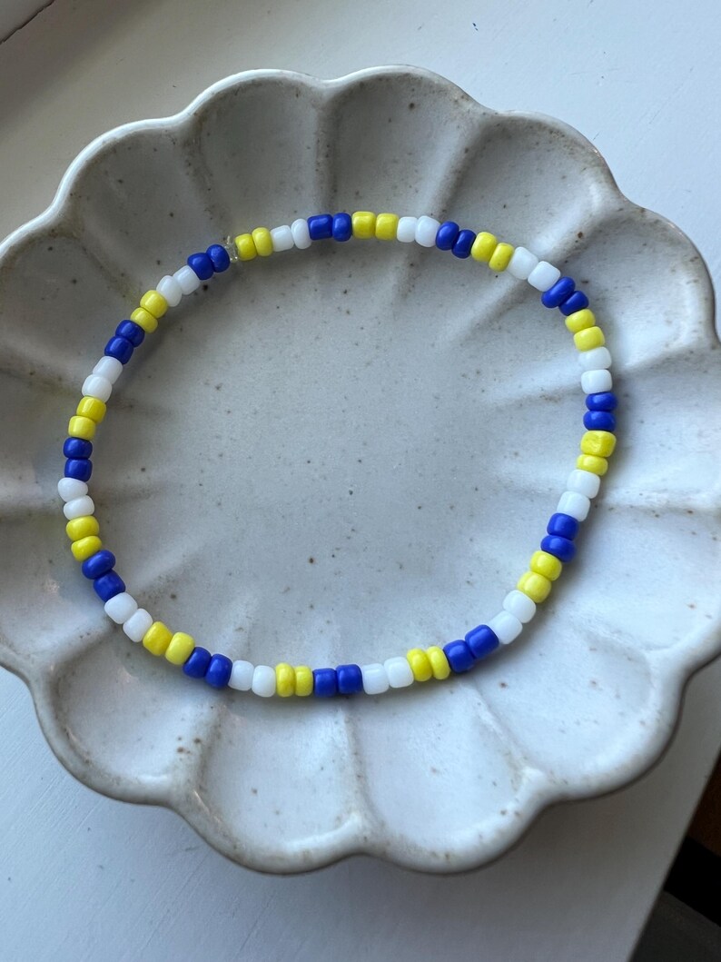Handmade Milwaukee Brewers Glass Seed Bead Bracelet- Customizable ...