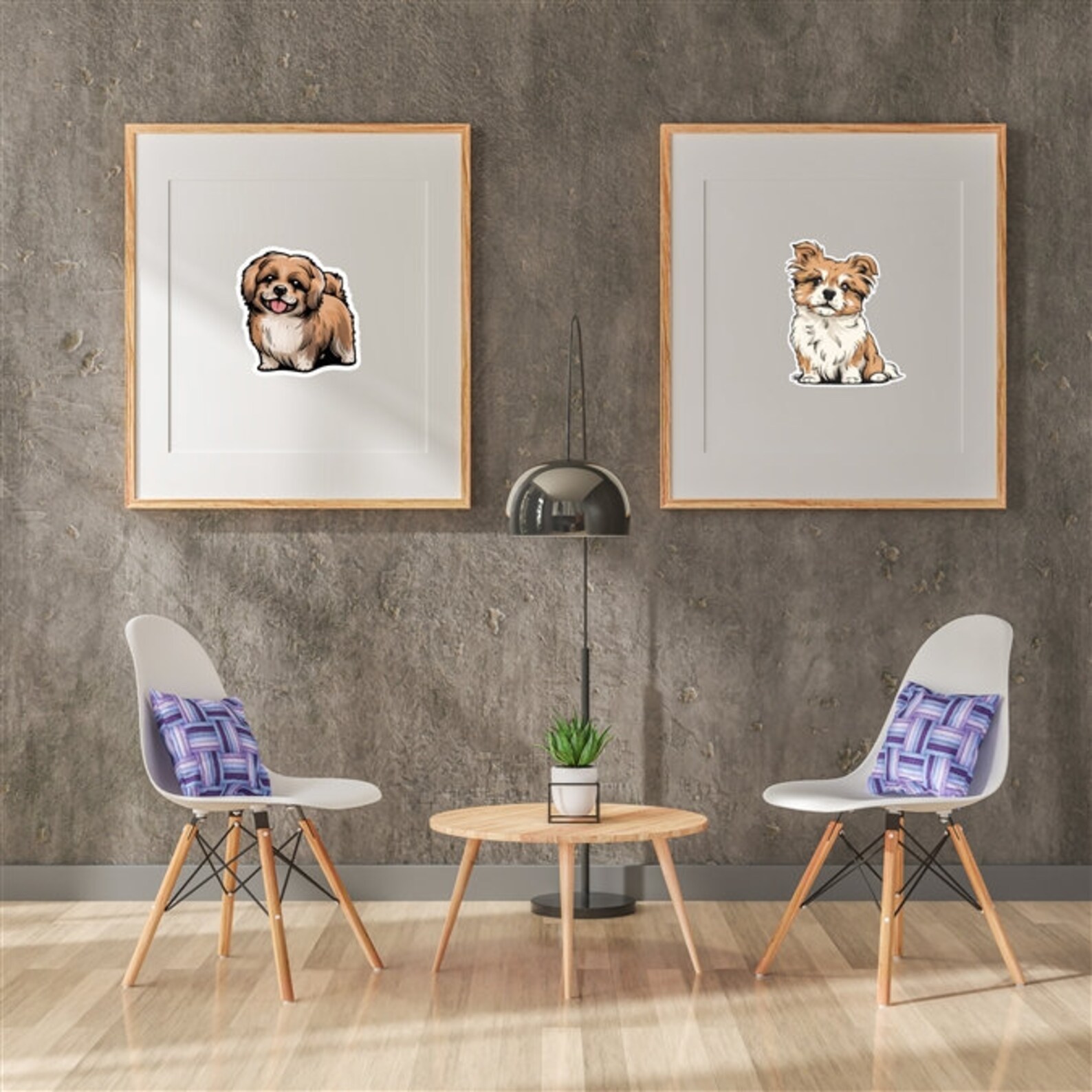 Lhasa Apso Dog PNG Stickers Bundle 35 Designs Cute, Printable, Instant ...