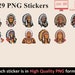 Native American Chief PNG Stickers Design, 29 Tribal Clipart, Instant ...