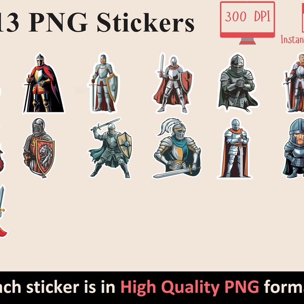 Medieval Knight - Etsy