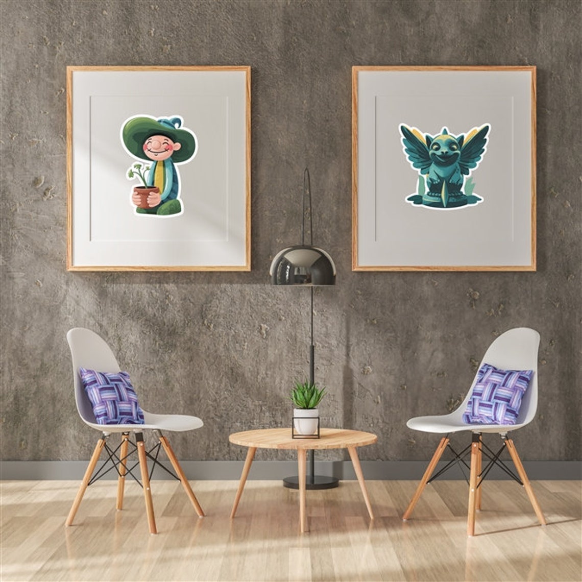 Garden Statue PNG Stickers Bundle, 13 Elegant Designs, Printable ...