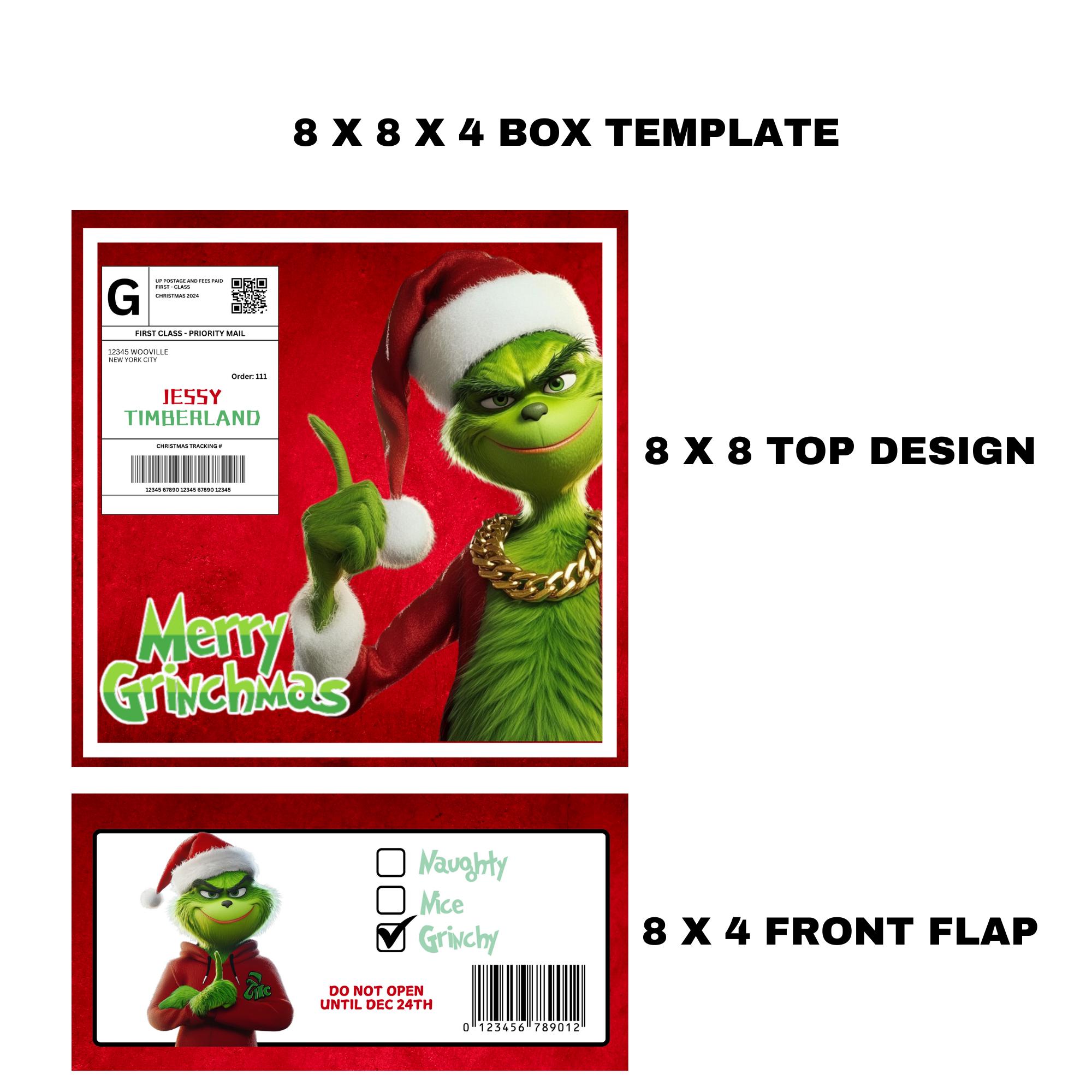 DIY Christmas Eve Box Template, Design Only, Editable on Canva ...