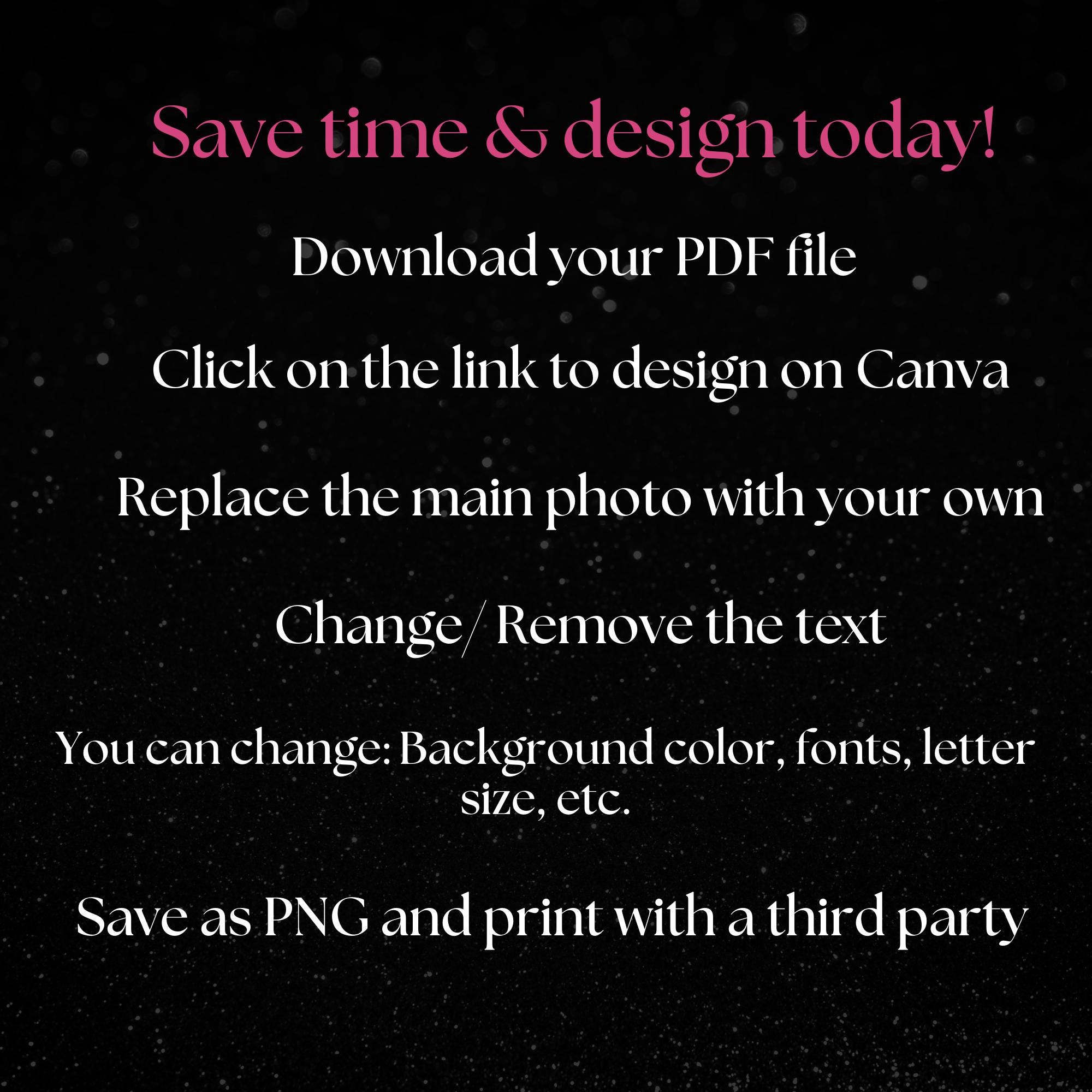 DIY Memorial Water Bottle Label Design Template, Editable on Canva ...