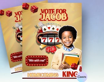 DIY Homecoming King Poster Template, Instant Download, Printable, HOCO ...