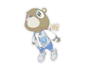 Graduation Bear Sticker Kanye West Sticker-decal - Etsy
