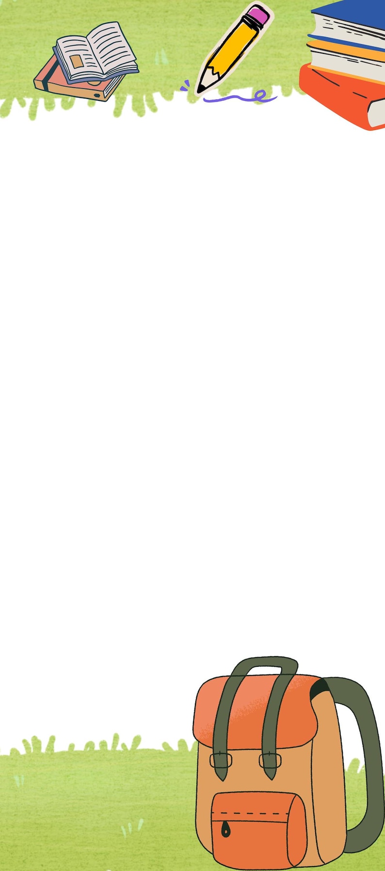 School Page Border A4 - Etsy