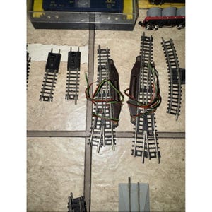 N Scale Model Train Lot of 15 Cars 54pcs of Track Transformer Atlas ...