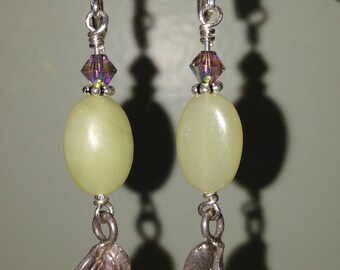 Oval Shell Earrings | Etsy