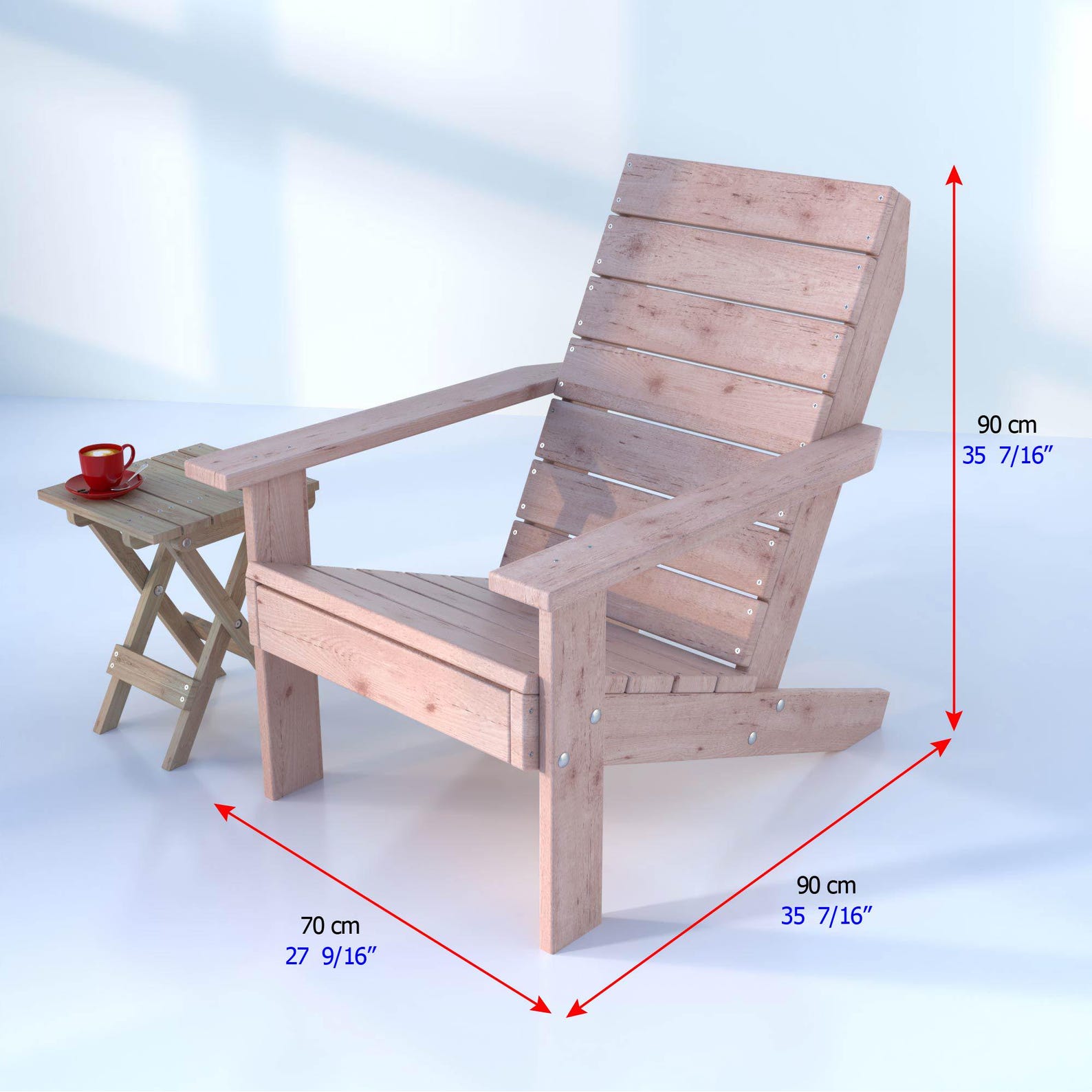 Simple Adirondack Chair Plan, Get Simplicity Without Sacrificing ...