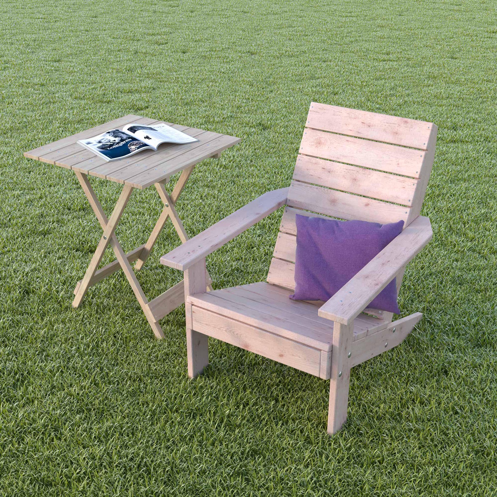Simple Adirondack Chair Plan, Get Simplicity Without Sacrificing ...