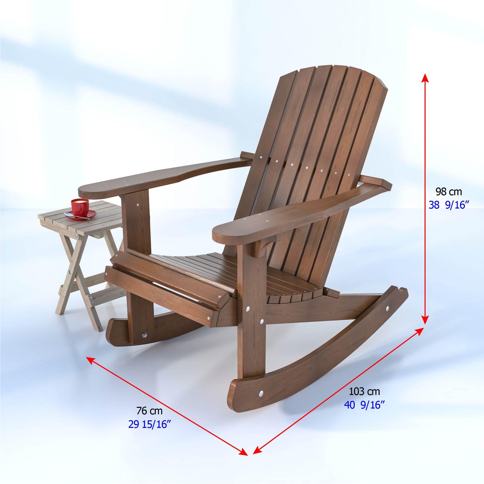 Rocking Adirondack Chair Plan. We've Added More Comfort to Adirondack ...