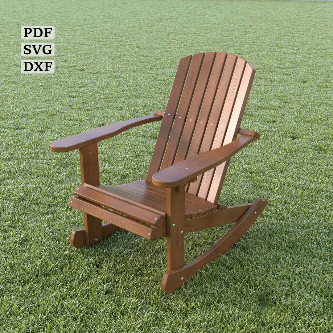 Rocking Adirondack Chair Plan. We've Added More Comfort to Adirondack ...