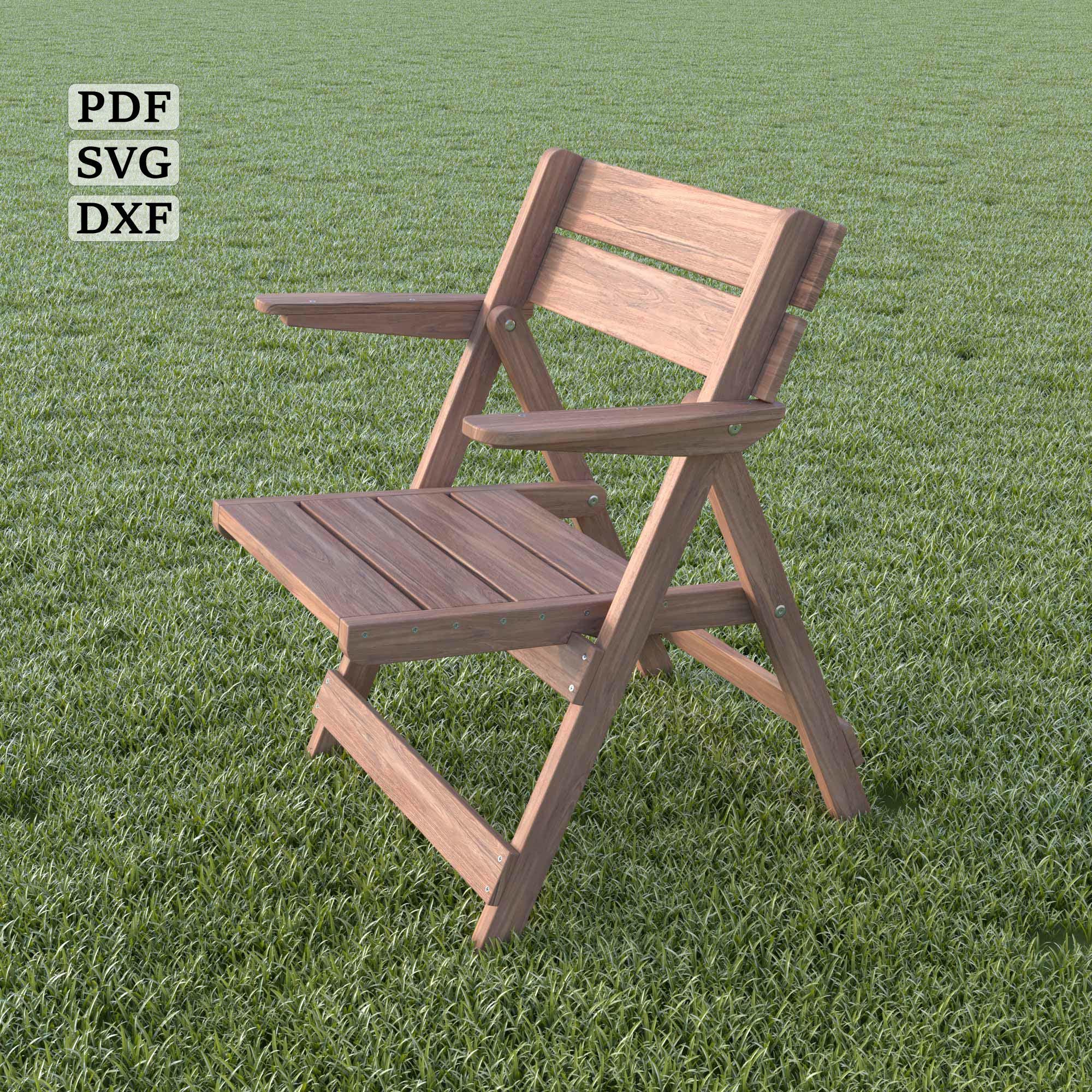 Folding Portable Compact Chair Plan. Simplicity, Elegance, Aesthetics ...