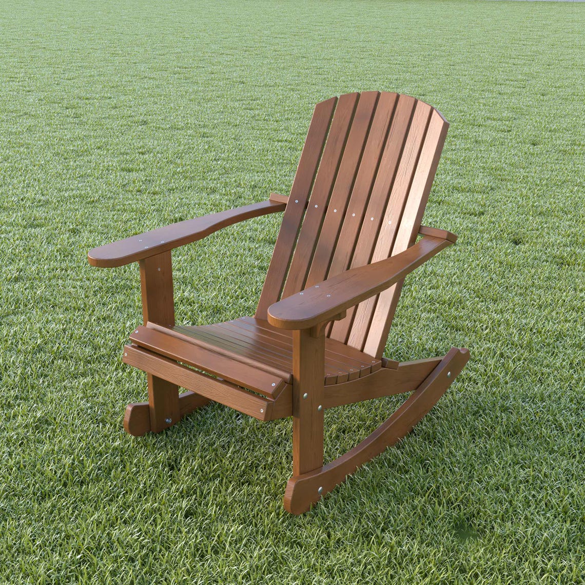Rocking Adirondack Chair Plan. We've Added More Comfort to Adirondack ...