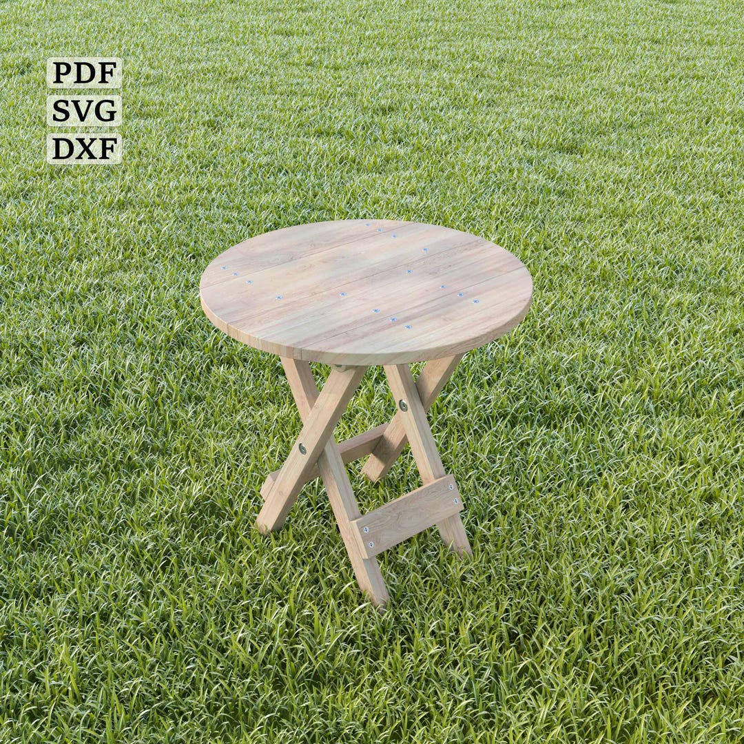 Folding Lightweight Circle Stool Plan. Always With You Everywhere ...