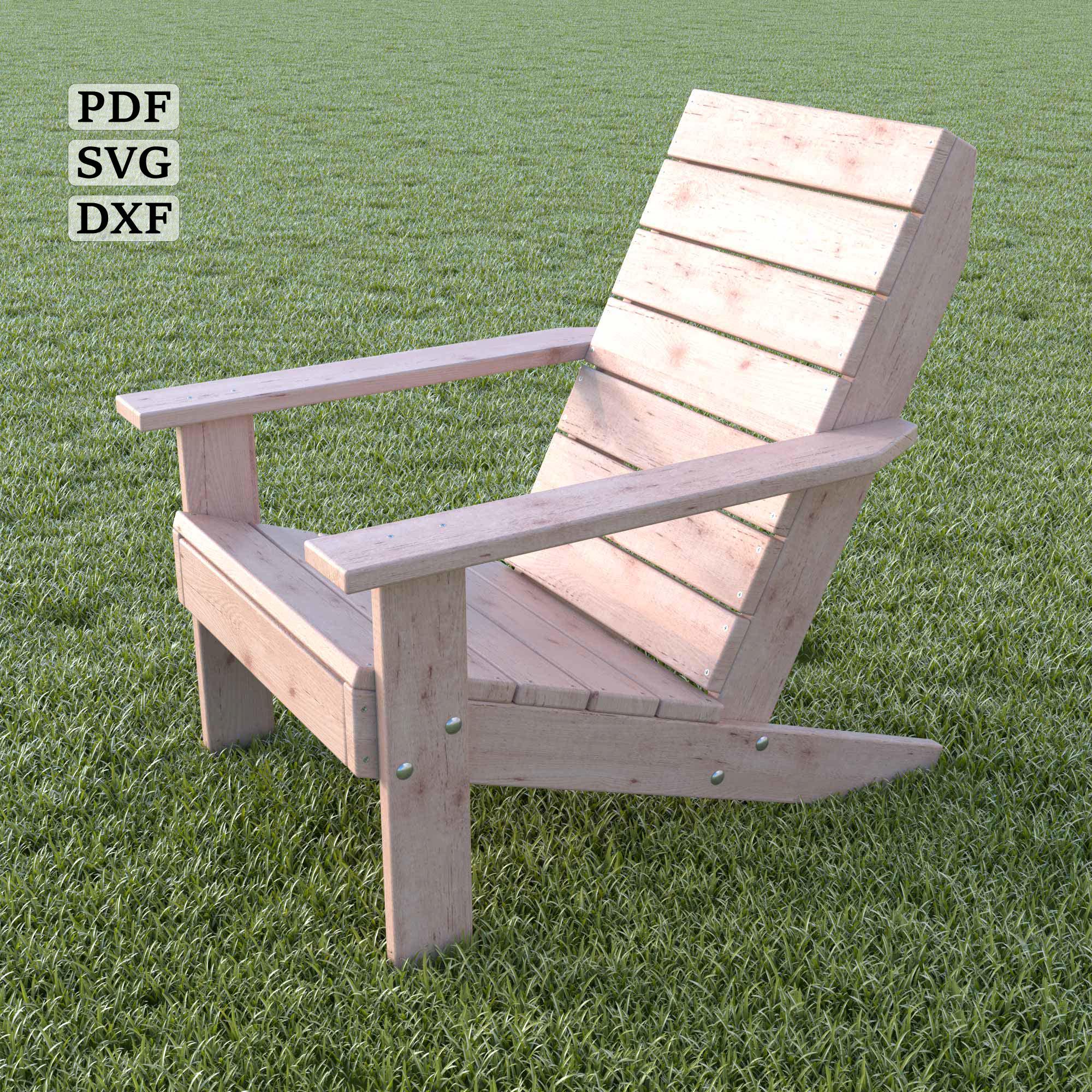 Simple Adirondack Chair Plan, Get Simplicity Without Sacrificing ...