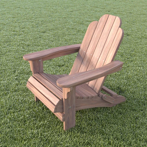 Adirondack Chair Dxf - Etsy