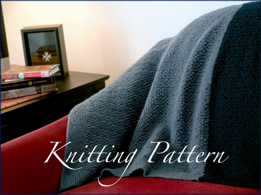 Kingsfold Dorm Room Throw Knitting Pattern (instant Download) - Etsy