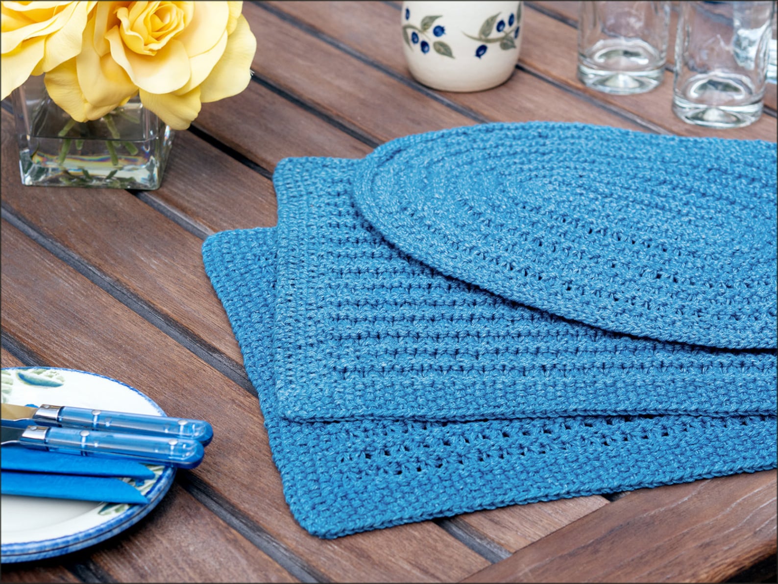 Mendip Placemats Knitting Pattern ( Instant Download) - Etsy