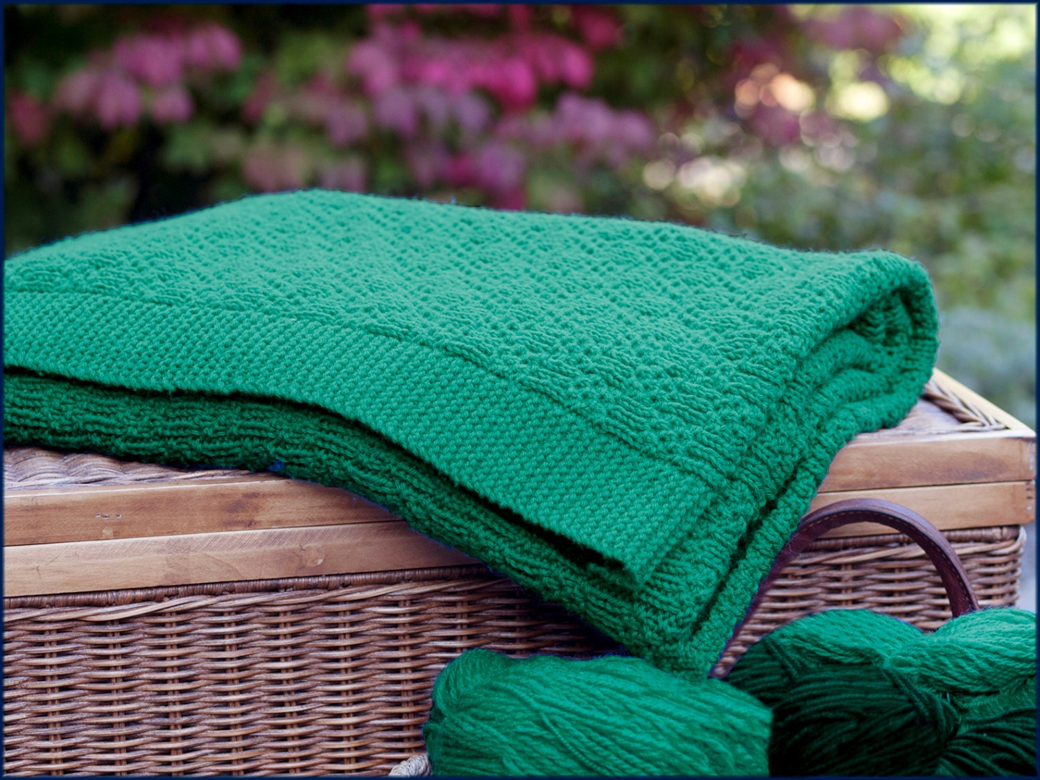 Kingsfold Dorm Room Throw Knitting Pattern (instant Download) - Etsy