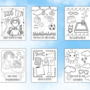 Coping Skills Coloring Pages: Stress Management for Kids (PDF) - Etsy