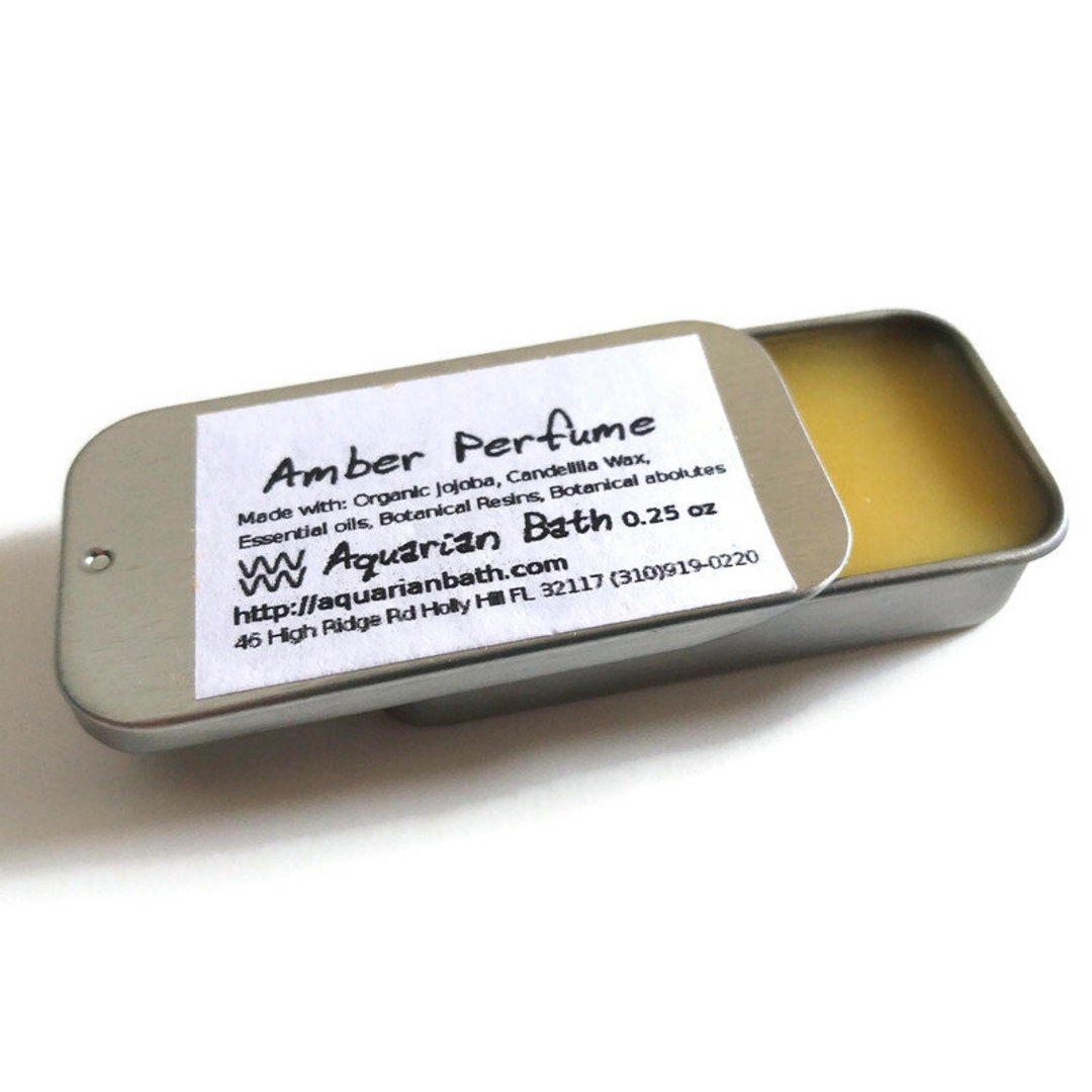 Amber Solid Perfume 0.25 Oz - Etsy