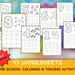 Number Tracing Printables | Numbers and Counting | Pre-school ...