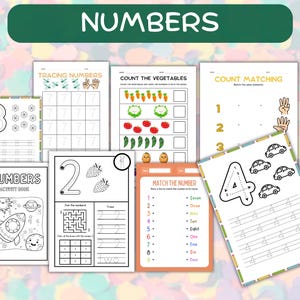Printable Bundle of 1000+ Pre-school + Kindergarten Activity Worksheets ...
