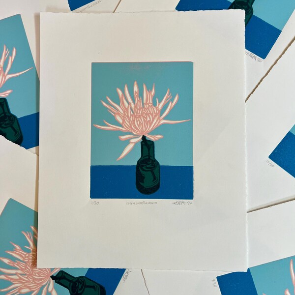 Reduction Linocut - Etsy