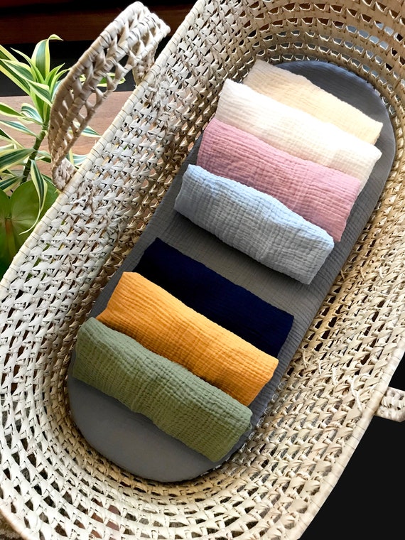 Organic Cotton Double Gauze Fitted Sheet Custom Size and - Etsy
