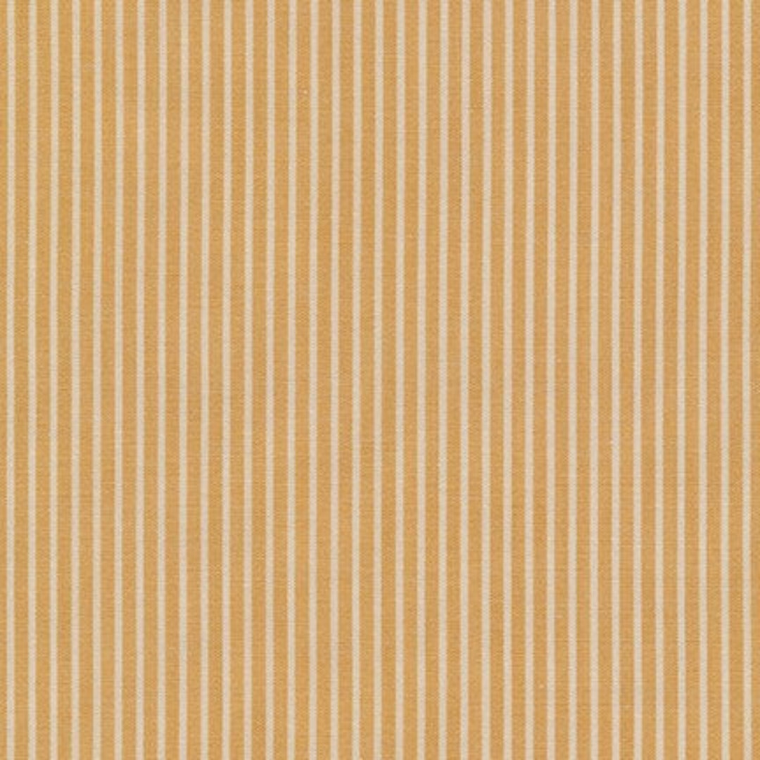 Modern Boho Mustard Yello Stripe Cotton Fabric - Custom Made Fitted ...