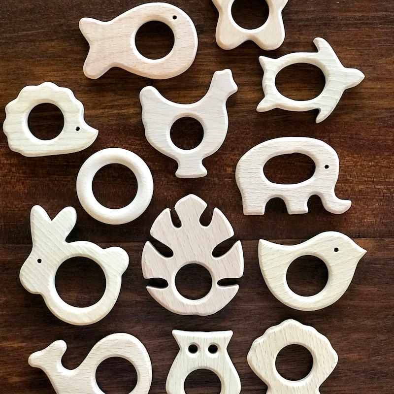 Wooden Teethers - Etsy
