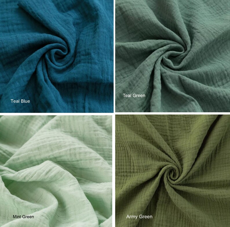 Organic Cotton Double Gauze Fitted Sheet Custom Size and - Etsy