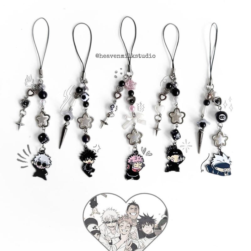 Anime Phone Charm - Etsy