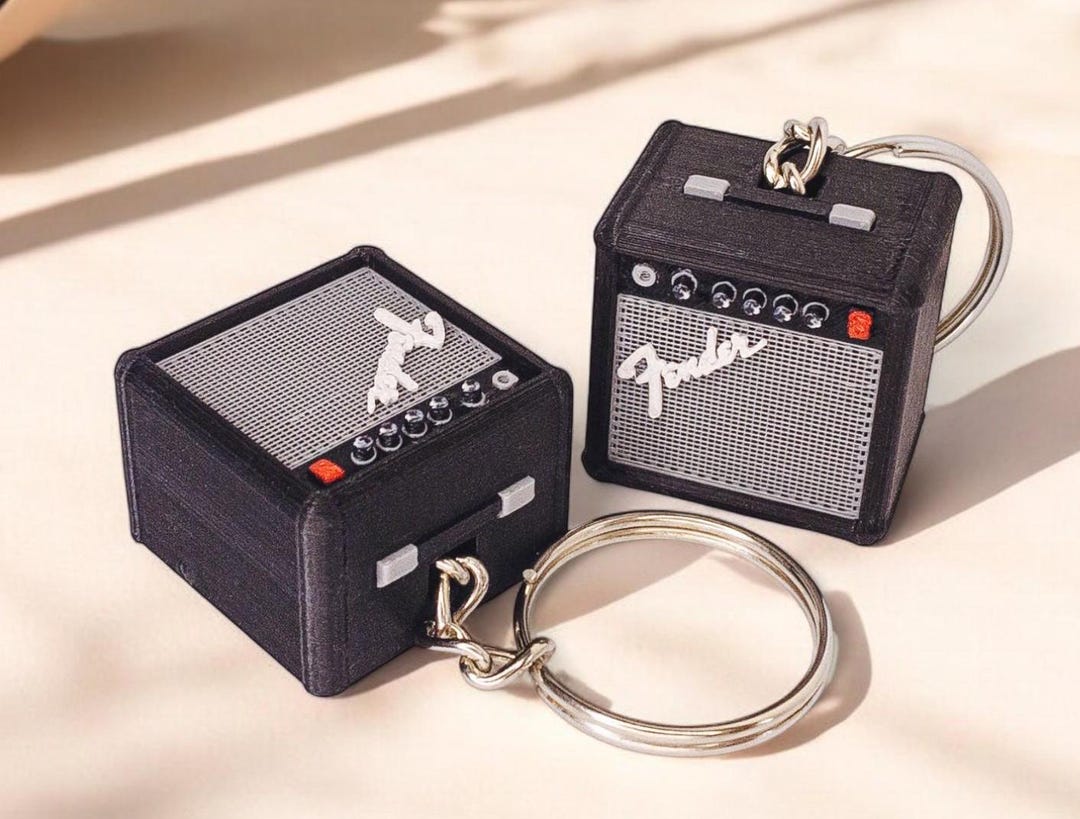 Mini Guitar Amp Keychain | Fender Amp Keyring | Musician Gift ...