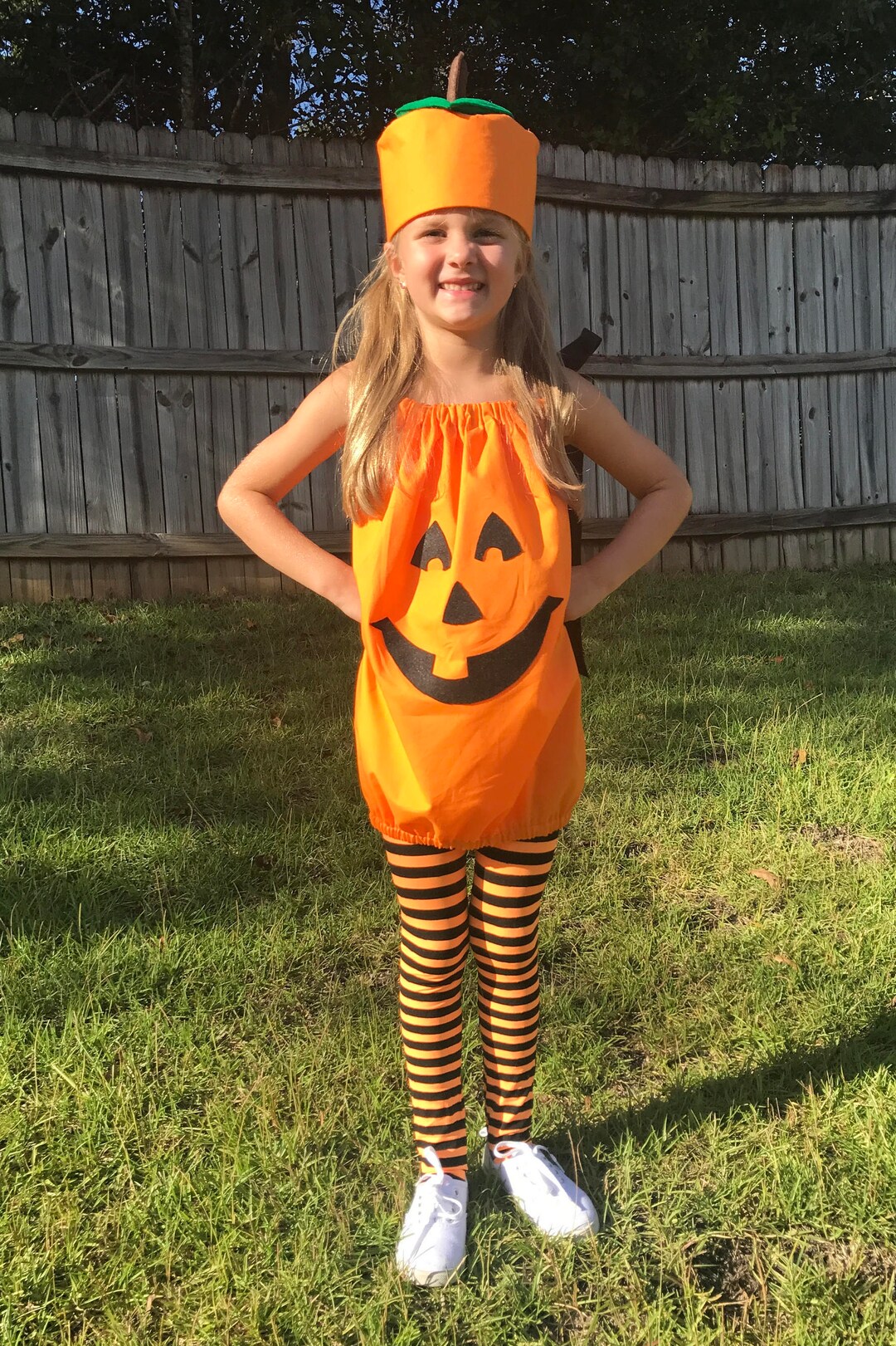 Pumpkin Costume / Girls / Toddler Sizes 1T-5 / Halloween / Dress up ...