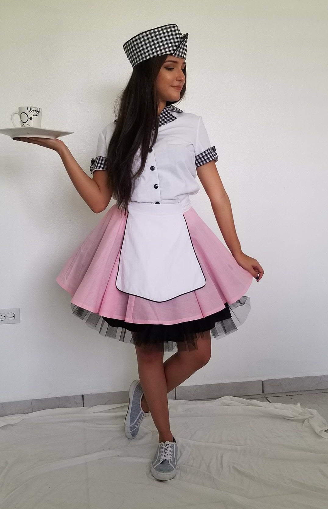 50's Style Car Hop Women's Costume - Etsy