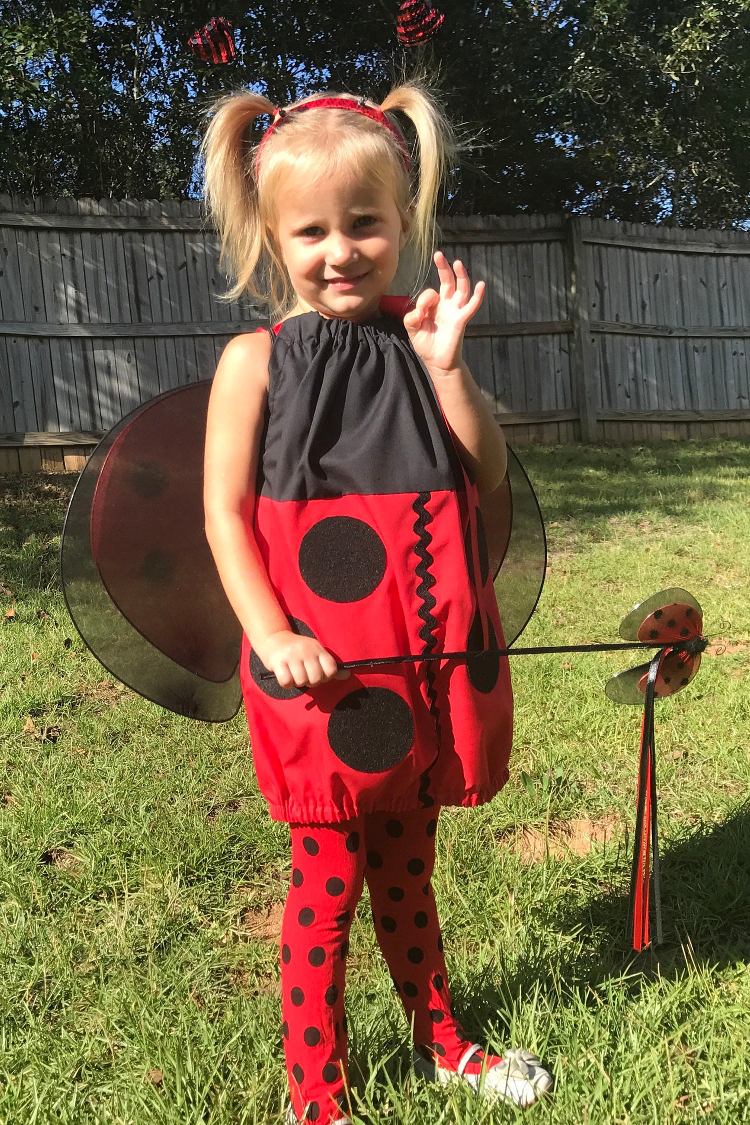Lady Bug Girl Costume / Sizes 1T-6 / Halloween / Play/ | Etsy
