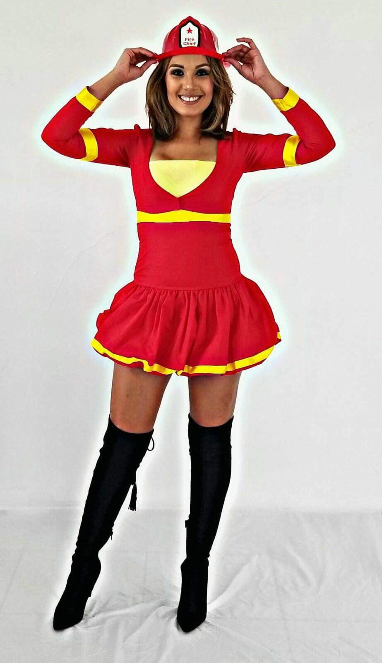Women's Fire Chief Costume / Adult / Pageant / Sexy / Misses - Etsy