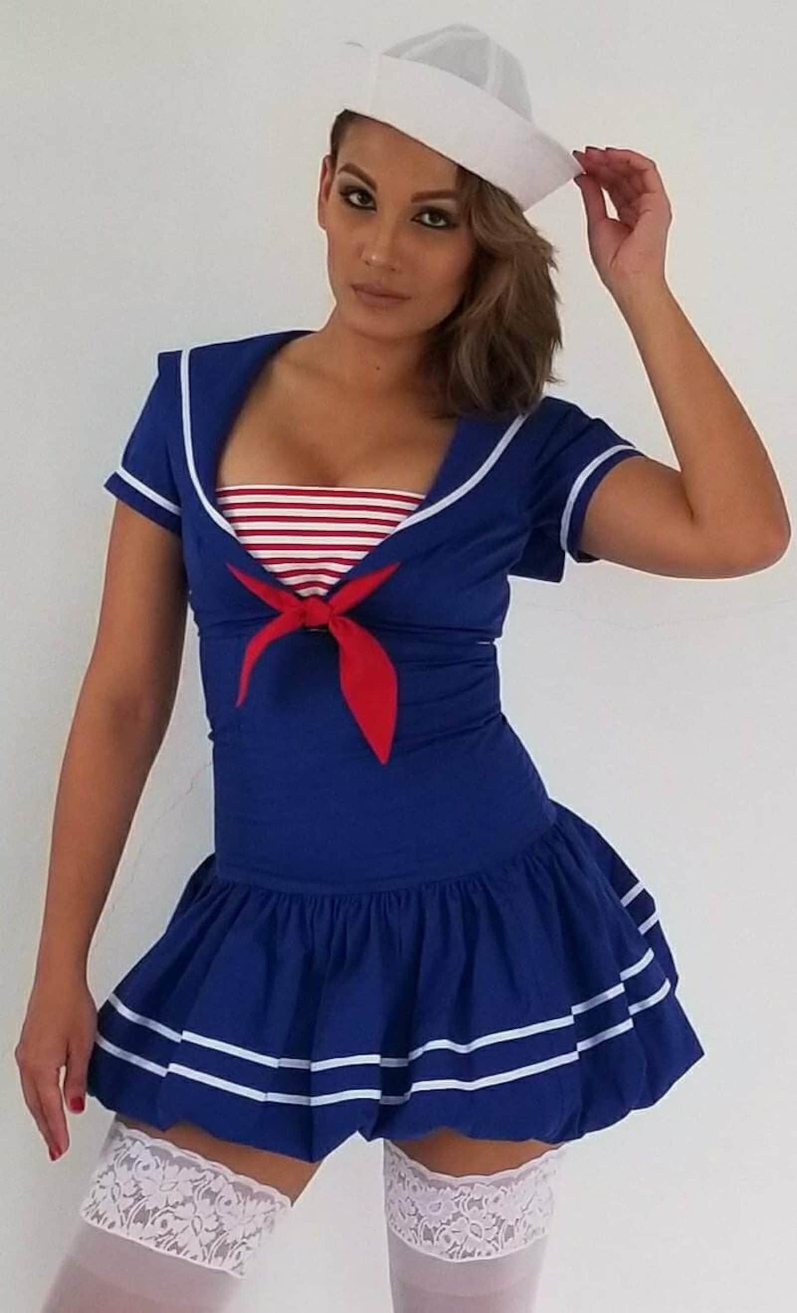 Womens Sailor Costume Adult Sexy Dress Up Pageant Etsy 日本