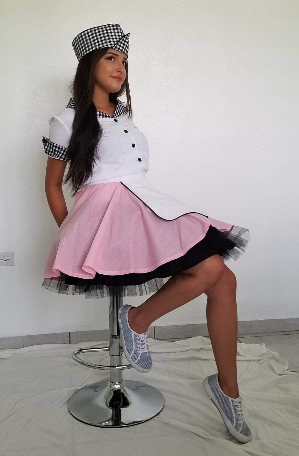 50's Style Car Hop Women's Costume | Etsy