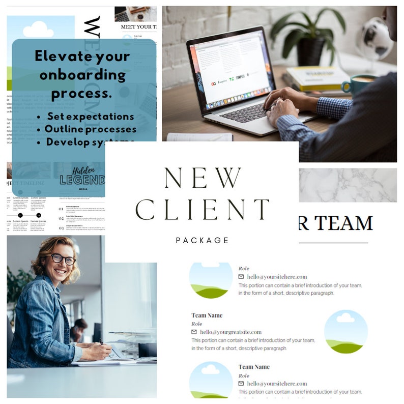 Welcome Package Customizable Template - Etsy