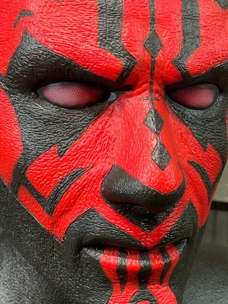 Darth Maul Latex Mask - Etsy