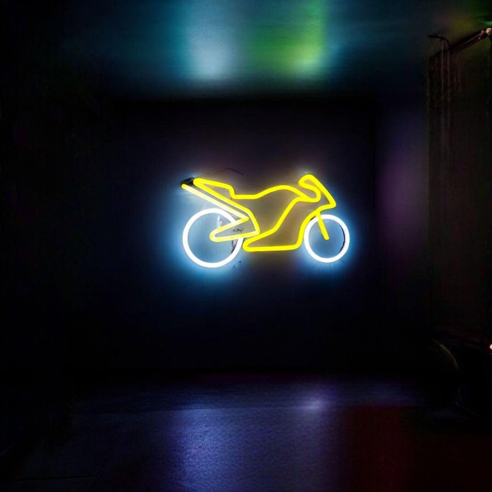 Racing Motorcycle Neon Sign, Awesome Design Neon Motorcycle Sign ...