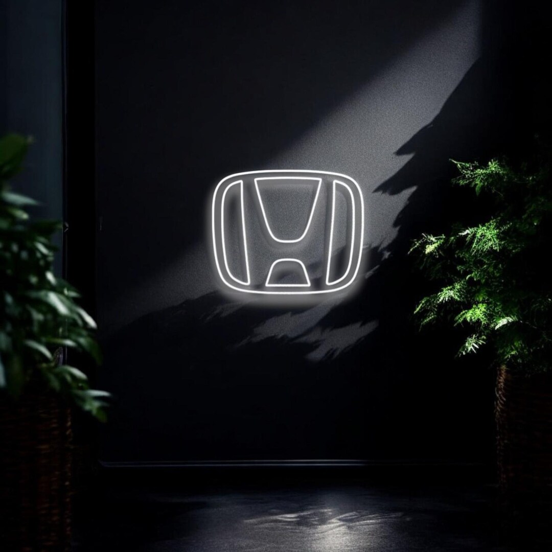 Honda Neon Wall Decor, Honda Emblem Neon Sign, Neon Car Decor, Garage ...